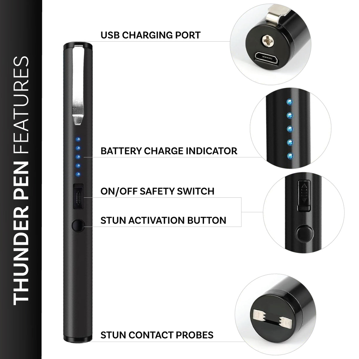 Thunder Pen – Tactical Stun Pen for Discreet, Powerful Self-Defense ...