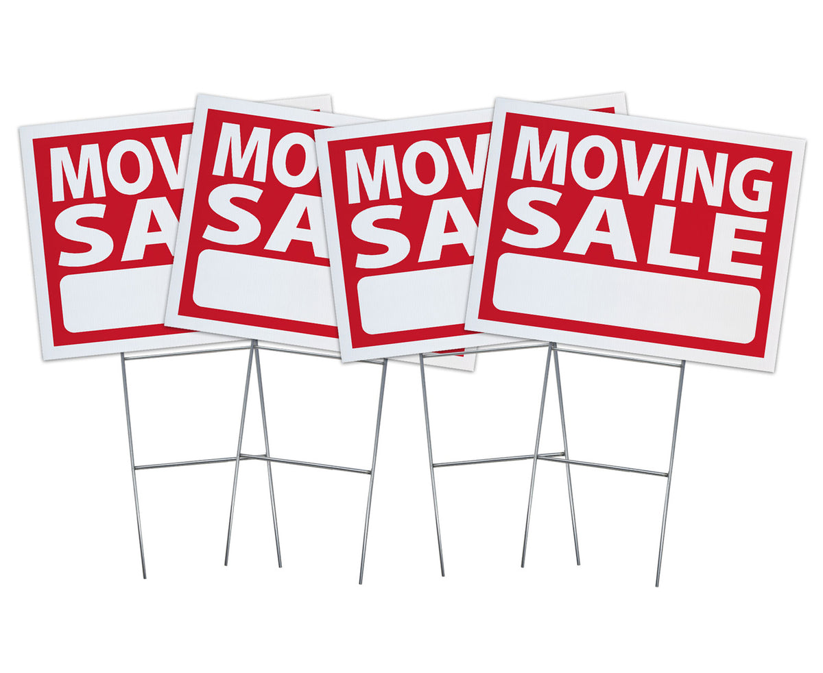 Rectangle Shaped Sign Kit - 4 Pack – Real Estate Supply Store