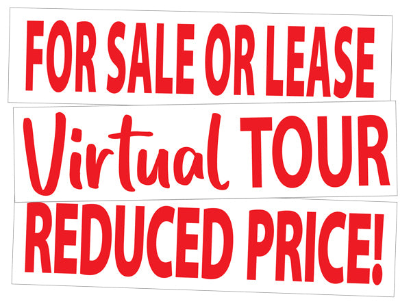 Removable Sign Stickers for Real Estate Signs – Real Estate Supply Store