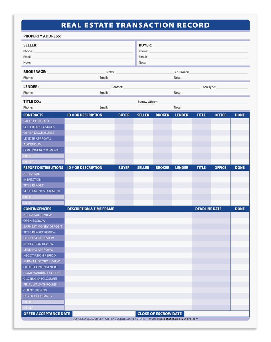Property Analysis Pad - Great Real Estate Agent Tool – Real Estate ...