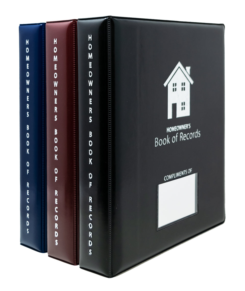 The Homeowner's Book of Records – Real Estate Supply Store